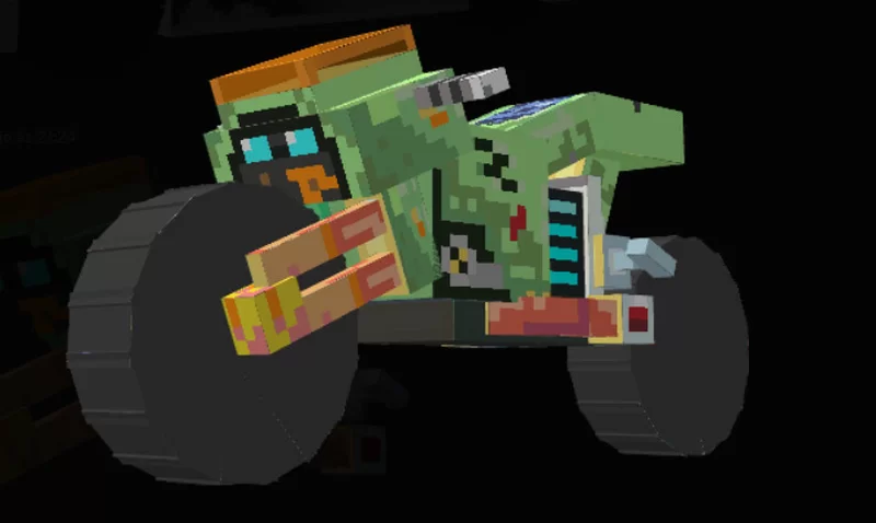 ⚡ Cyberpunk Motorcycle Add-On for Minecraft | Futuristic Bike Model ...