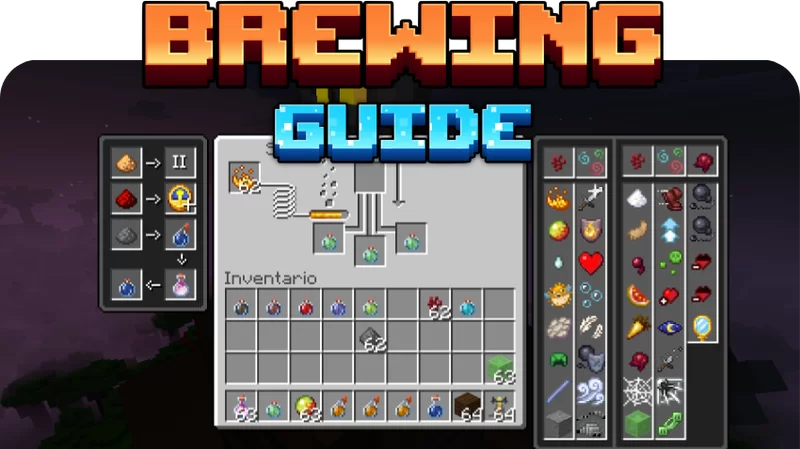 Brewing Potions Guide Minecraft Texture Pack
