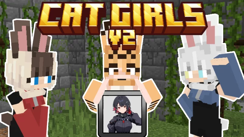 Cat Girls V2 Minecraft Texture Pack