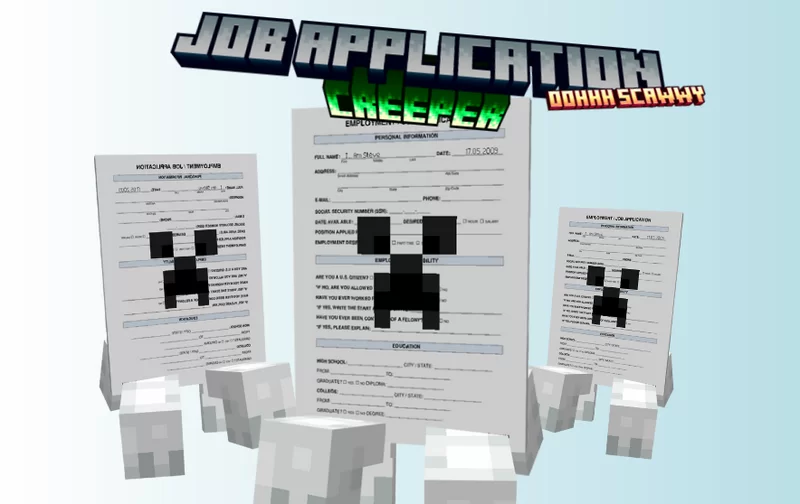 Job Application Creeper (request) Minecraft Texture Pack