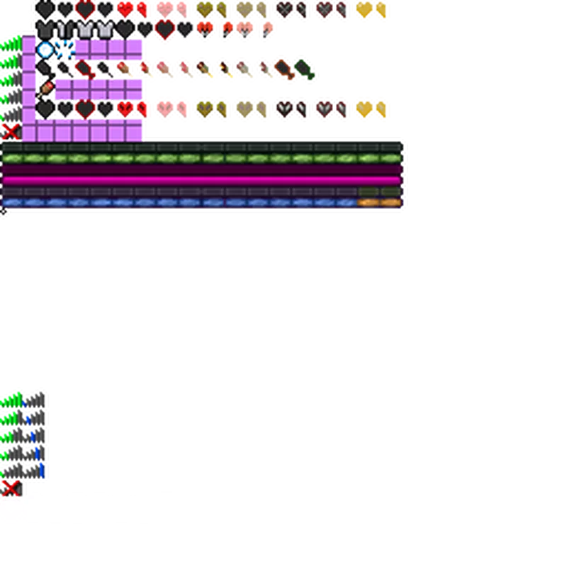 better hearts and crosshair Minecraft Texture Pack