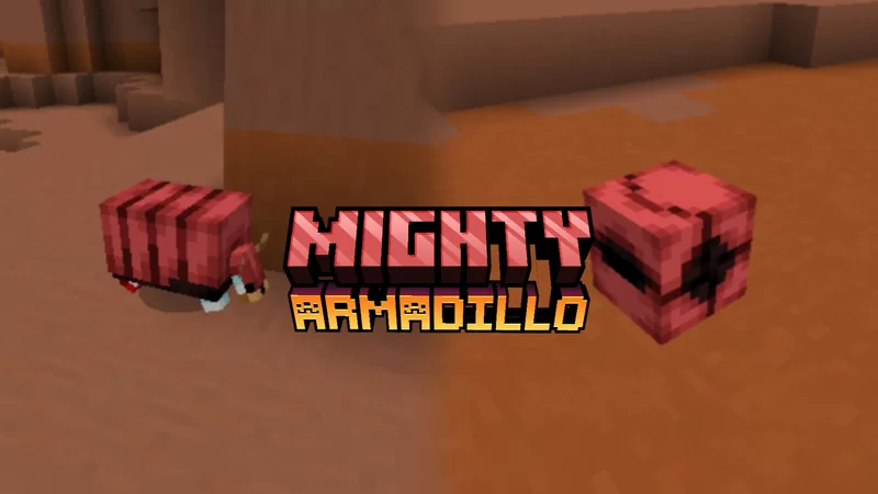 Mighty the Armadillo - Bedrock Edition Minecraft Texture Pack