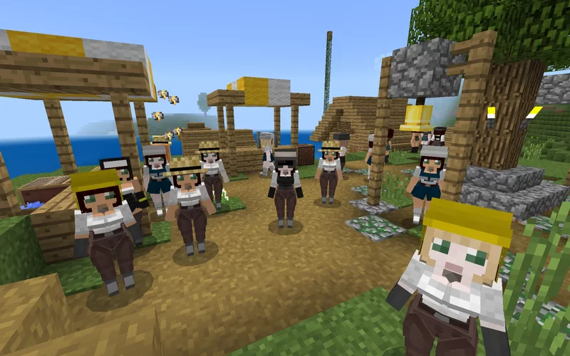 Village girls TP Minecraft Texture Pack