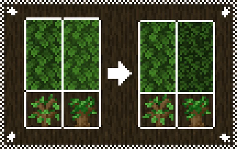 Alternate Dark Oak Leaves Minecraft Texture Pack