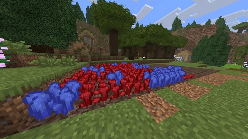 Blue fully grown nether wart Minecraft Texture Pack