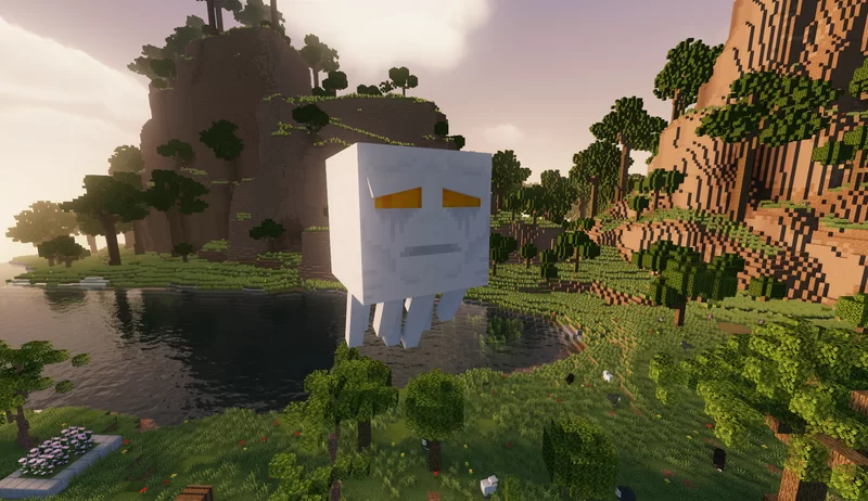 A Minecraft Movie Ghast Minecraft Texture Pack