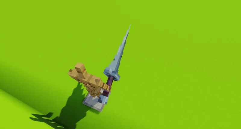 Javelin Spear | 3D Model Pack Minecraft Texture Pack