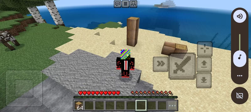 Rainbow breaking animation Minecraft Texture Pack