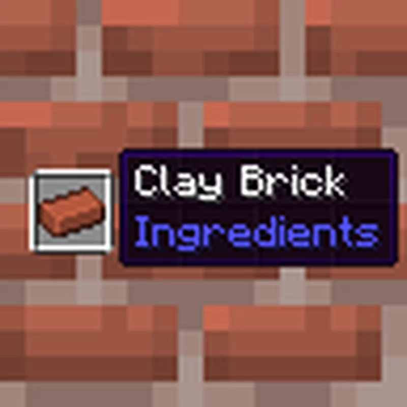 Brick to Clay Bricks Minecraft Texture Pack