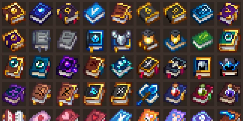 x16 Books Mega Pack [Oraxen & ItemsAdder Configuration] Minecraft Texture Pack