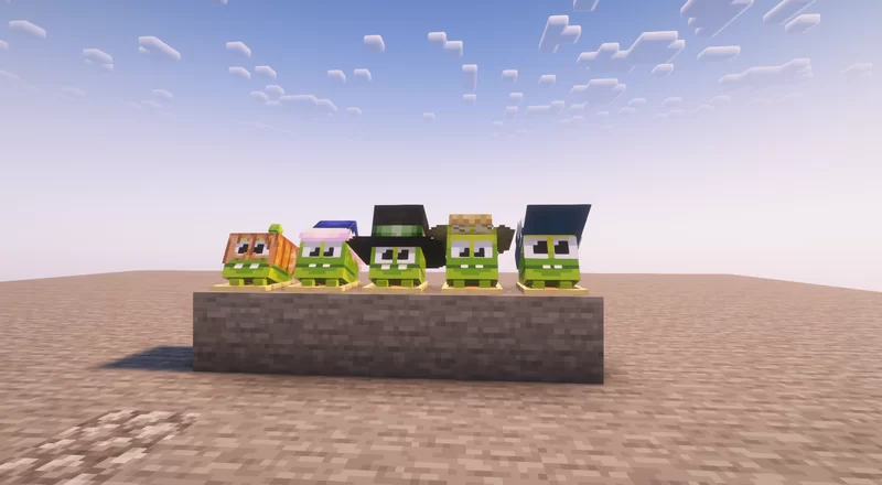 Om Nom totem | Ам ням тотем Minecraft Texture Pack