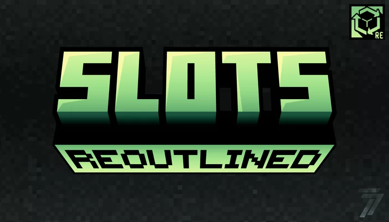 Slots: Reoutlined Minecraft Texture Pack
