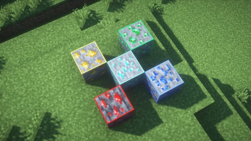 Outlined ores Minecraft Texture Pack