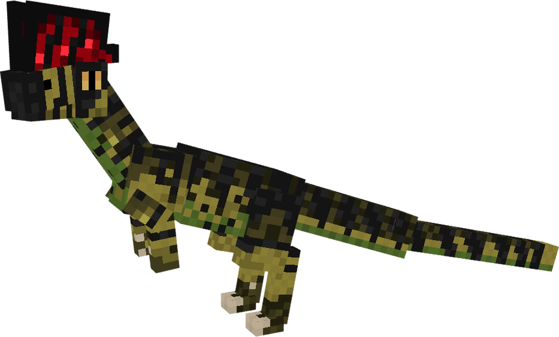 Minecraft Jurrasic Craft Dilophosaurus Jurassic Park Dilophosaurus