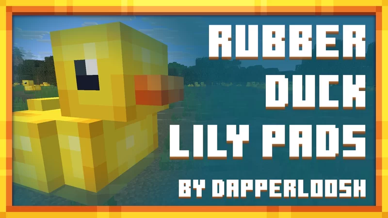 Rubber Duck Lily Pads Minecraft Texture Pack