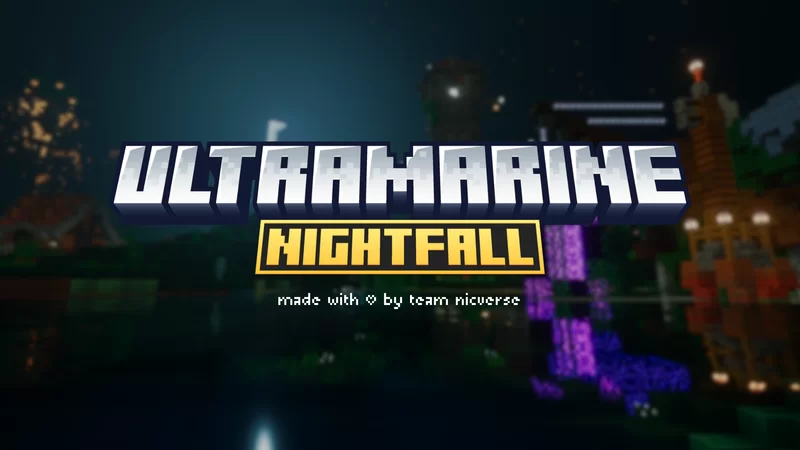 Ultramarine Nightfall Minecraft Texture Pack