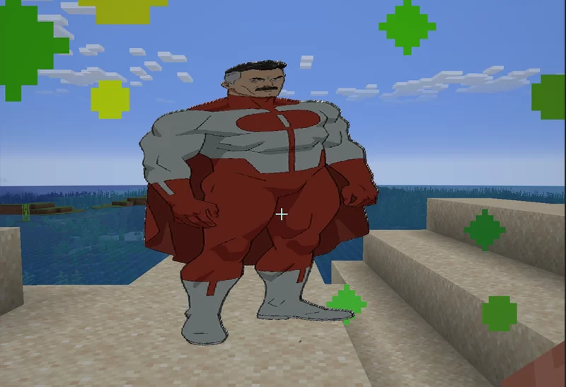 Omni-man totem of undying Minecraft Texture Pack