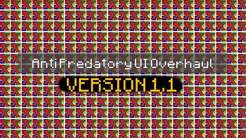 Anti Predatory UI Version 1.1 Minecraft Texture Pack
