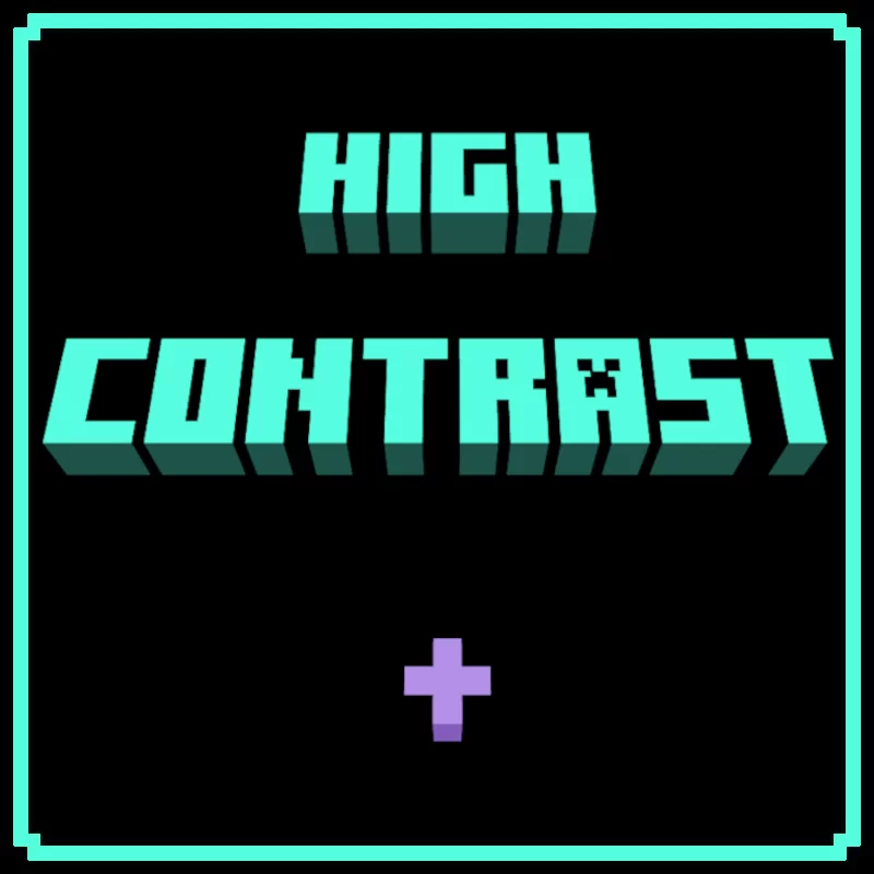 High Contrast+ Minecraft Texture Pack