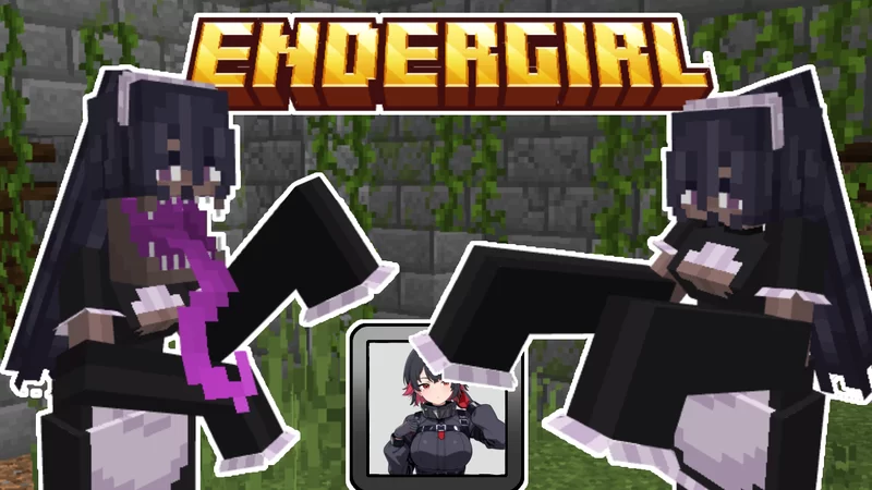 EnderGirl.... Or EnderWoman Minecraft Texture Pack