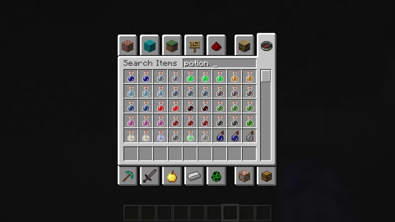 Classic Potion Colors Minecraft Texture Pack