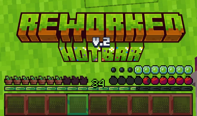 Reworked Hotbar #Updated# Minecraft Texture Pack