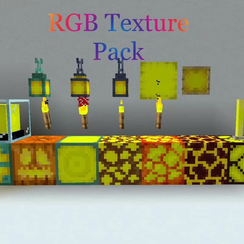 RGB texture pack Minecraft Texture Pack
