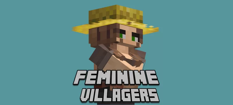 Feminine villagers Minecraft Texture Pack