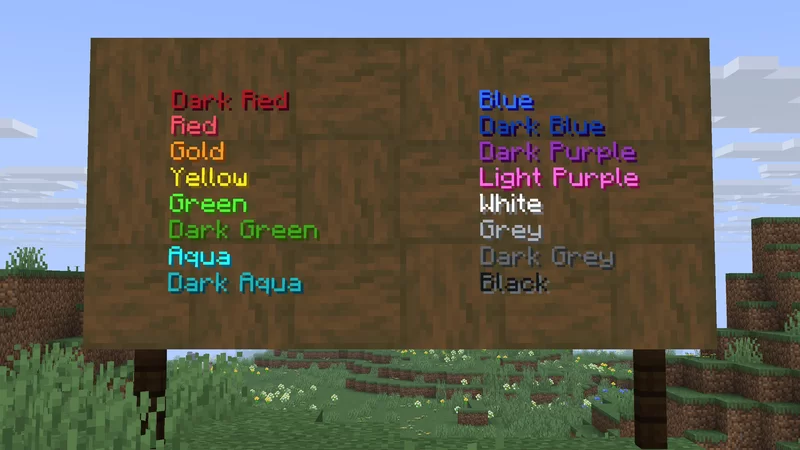Text Recoloured - Text Colour Refresh Minecraft Texture Pack