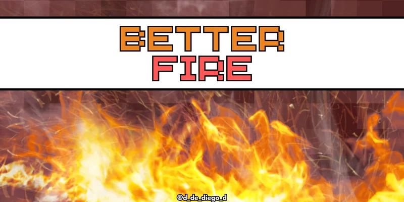 BETTER FIRE Minecraft Texture Pack