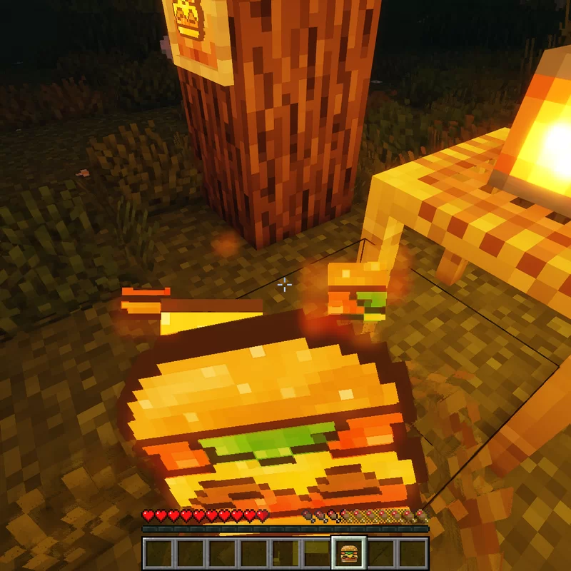 Burger texturepack Minecraft Texture Pack