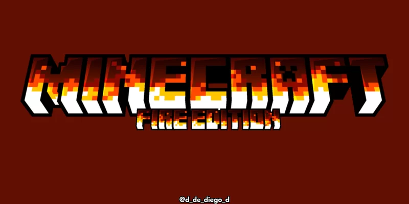 FIRE EDITION TITLE Minecraft Texture Pack