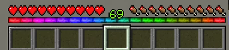 RAINBOW BAR XP Minecraft Texture Pack