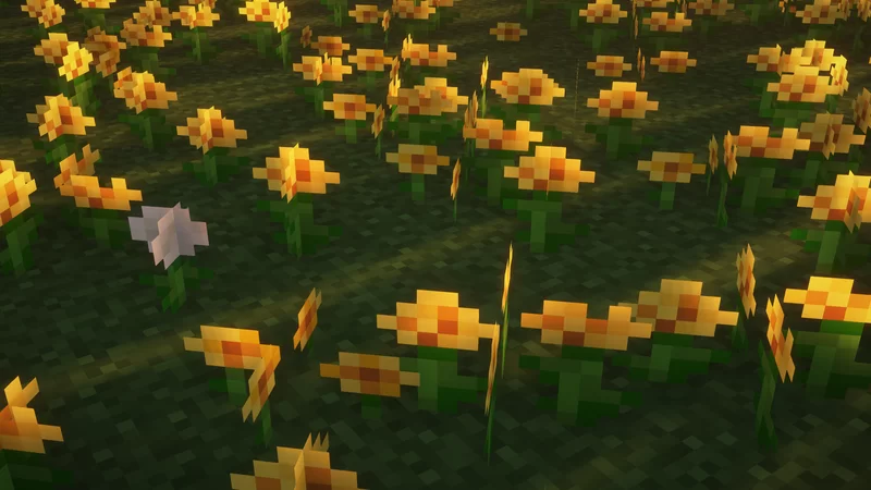 Variated Dandelions :: Icony Tweaks [1.21+] Minecraft Texture Pack