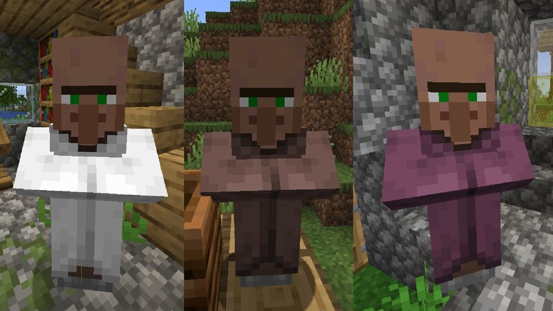 Modern Classic Villagers Minecraft Texture Pack