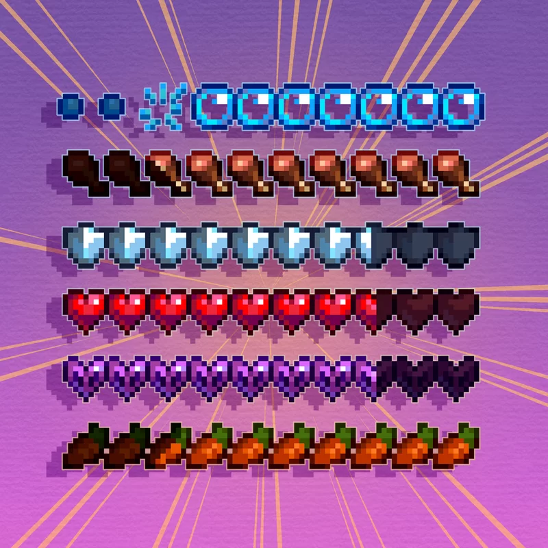 Reforged Health Bars Minecraft Texture Pack