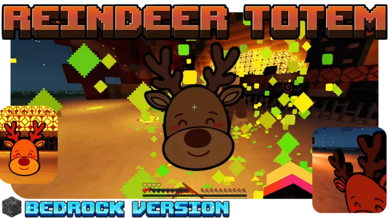 Cute Reindeer - Reno Totem Minecraft Texture Pack