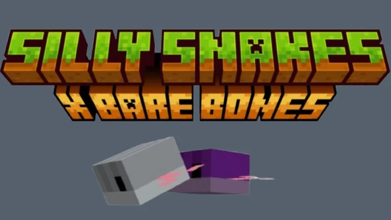 Silly Snakes x Bare Bones (1.17 - 1.21.4) Minecraft Texture Pack