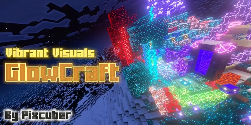GlowCraft Shader (Vibrant Visuals PBR) Minecraft Texture Pack