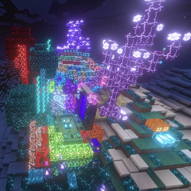 GlowCraft Shader (Vibrant Visuals PBR) Minecraft Texture Pack