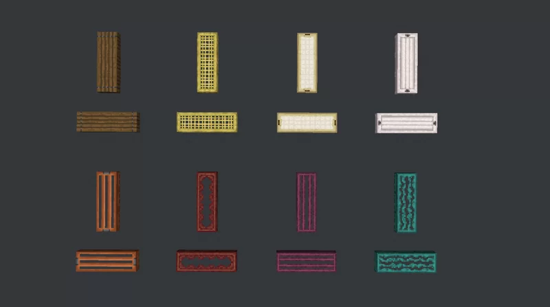 Connected trapdoors Minecraft Texture Pack