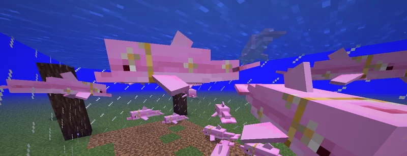 Pink dolphin Minecraft Texture Pack