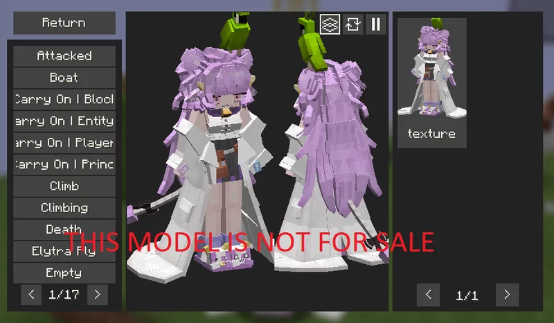 (YSM mod) PhaseConnect - Muu Muyu Minecraft Texture Pack