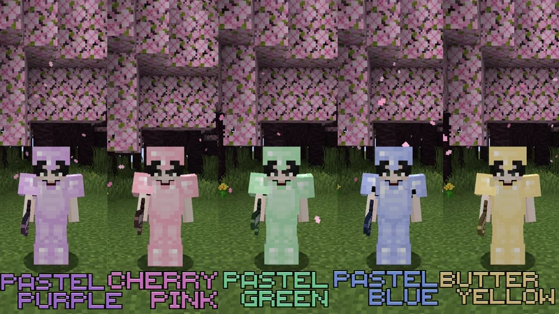 Pastel Armors+ Minecraft Texture Pack