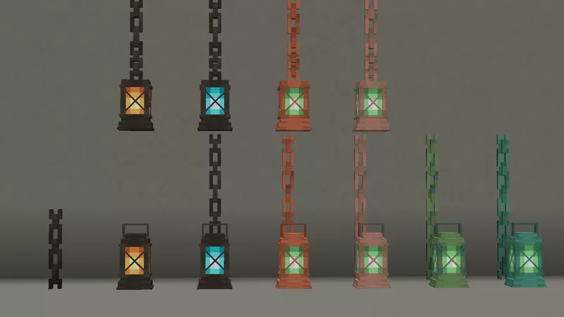 Better Lanterns & Chains Minecraft Texture Pack