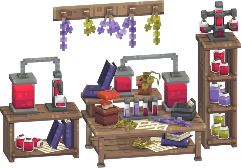 Alchemy Station Furniture Minecraft Texture Pack