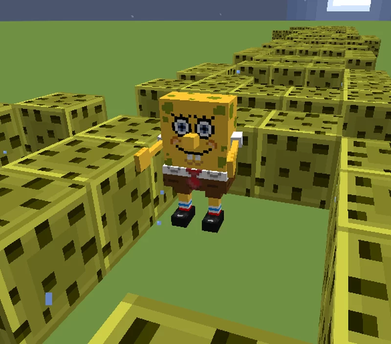 Spongebob Zombies (OPTIFINE) Minecraft Texture Pack