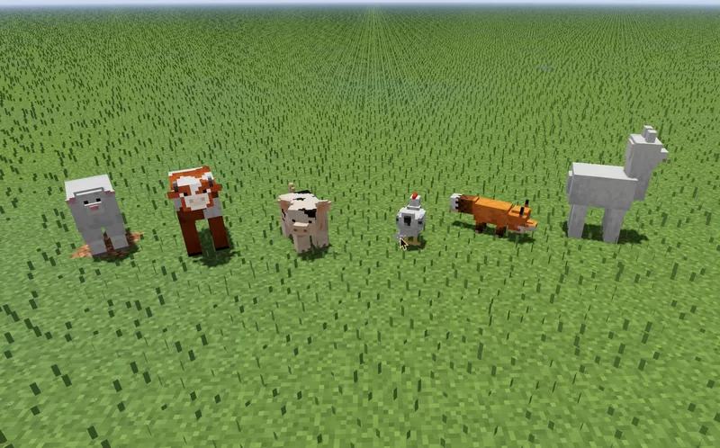 Cori's Improved OG Animals Minecraft Texture Pack