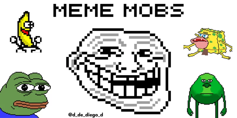 MEME MOBS Minecraft Texture Pack