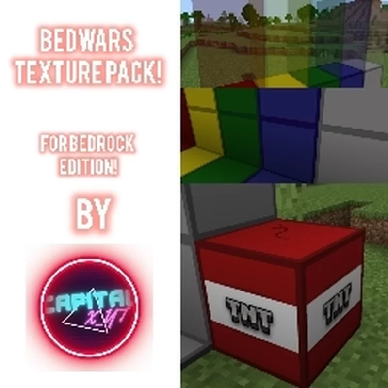 Bedwars Texture Pack For Minecraft Bedrock Edition! Minecraft Texture Pack